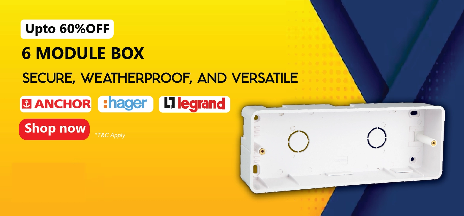 Buy 6 Module Box Online at Best Prices in India |Eleczo.com