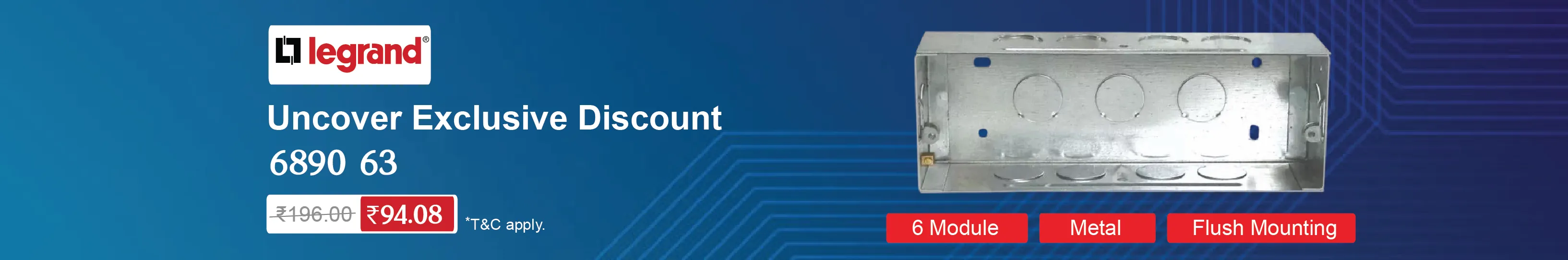 Buy 6 Module Box Online at Best Prices in India |Eleczo.com
