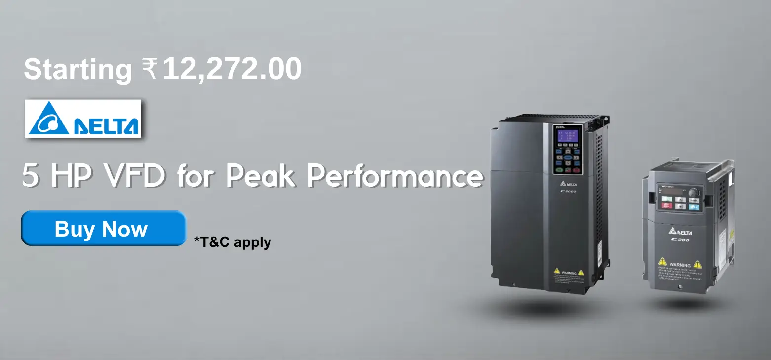 Buy Delta 5 HP VFD Drives Online at Best Prices in India |Eleczo.com