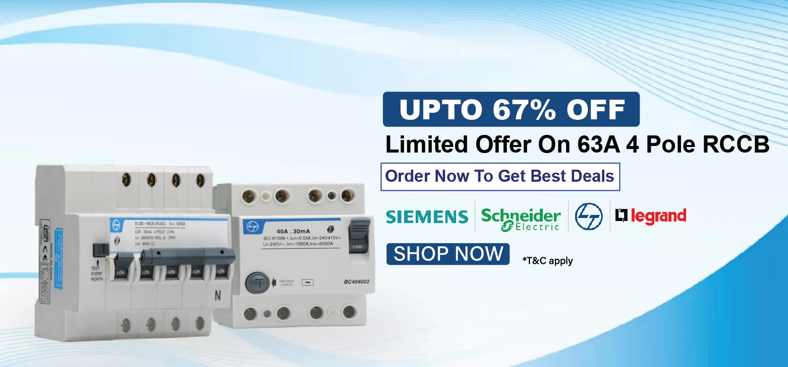 Buy 63 Amp 4 Pole RCCB Online at Lowest Price |Eleczo.com
