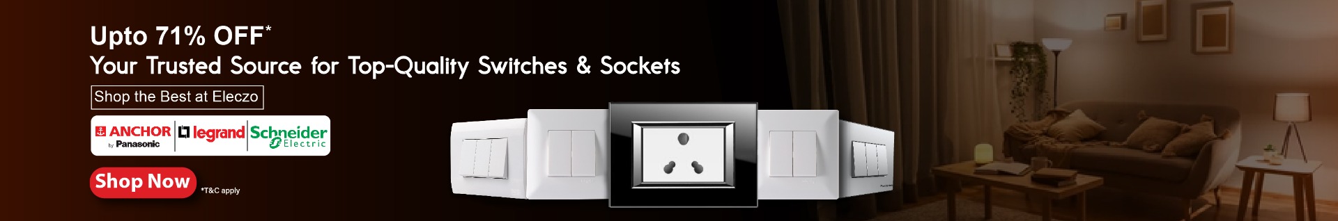 Eleczo: Best Store to Buy Switches and Sockets Online in India
