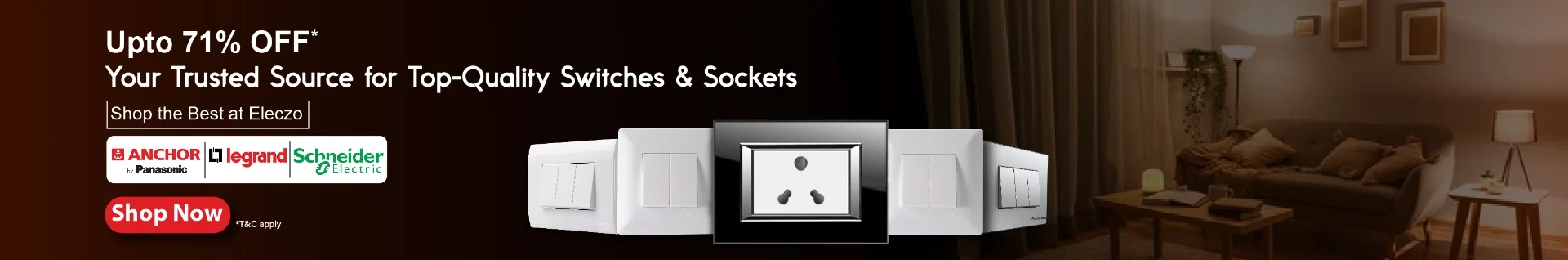 Eleczo: Best Store to Buy Switches and Sockets Online in India